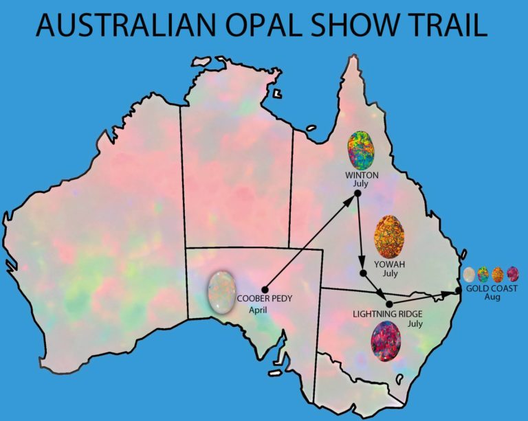 Follow the Opal Trail | Opals Down Under