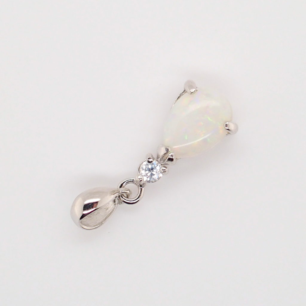 Solid White Opal Pendant | Opals Down Under