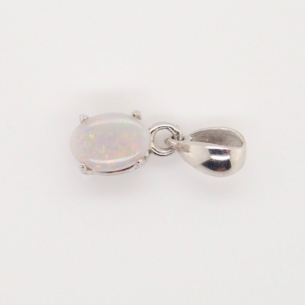 Solid White Opal Pendant | Opals Down Under
