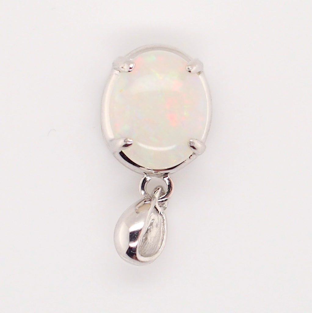 Solid White Opal Pendant | Opals Down Under
