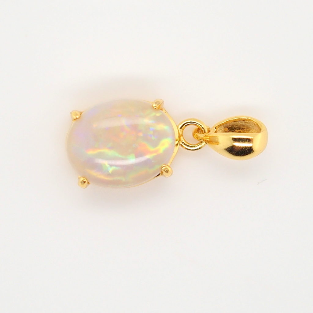Solid White Opal Pendant | Opals Down Under