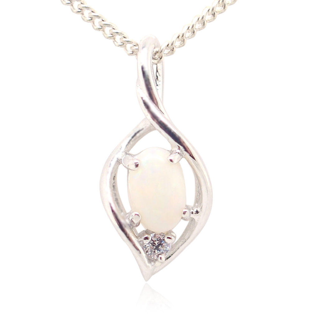 Solid White Opal Pendant | Opals Down Under