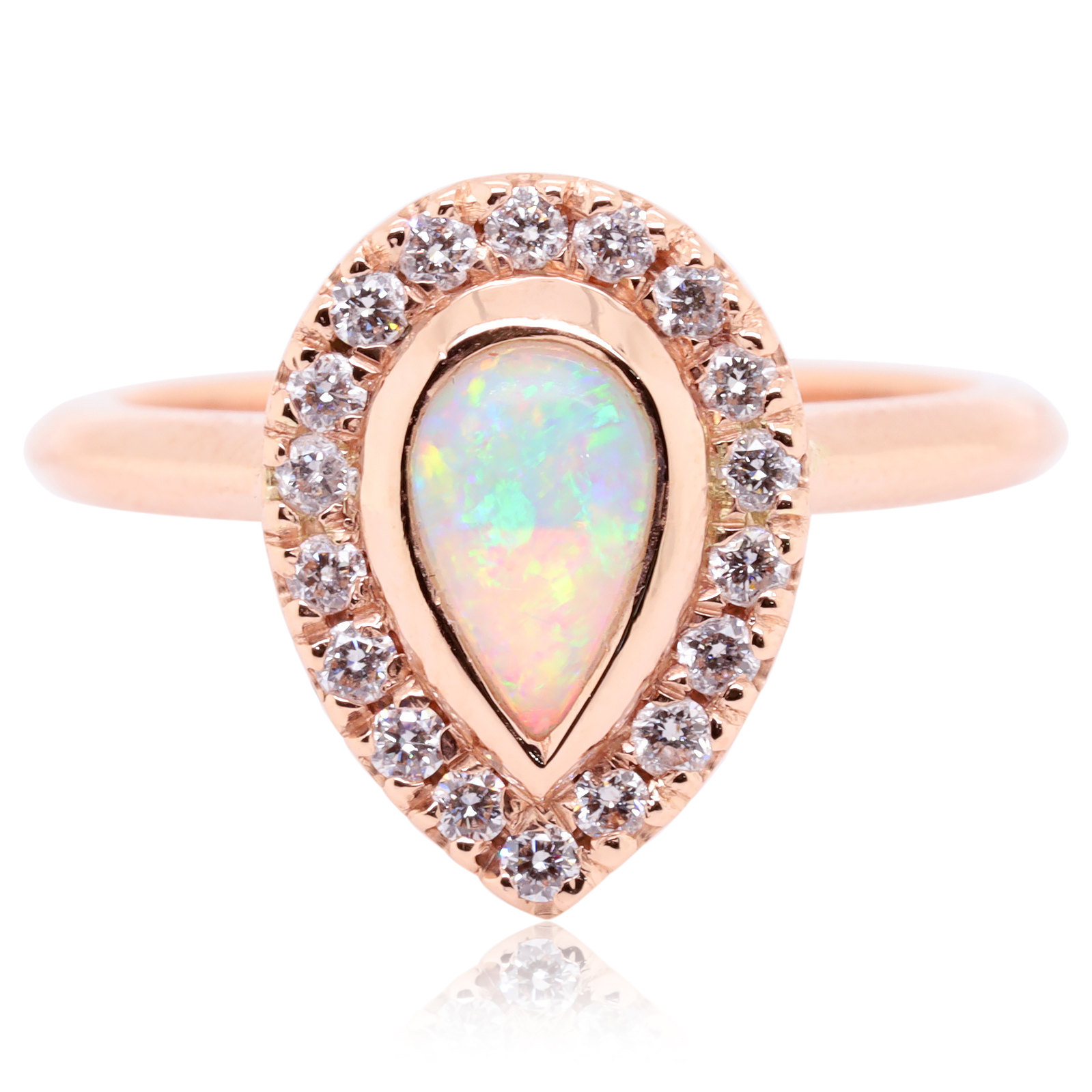 The Latest in Custom Opal Engagement Rings | Opals Down Under
