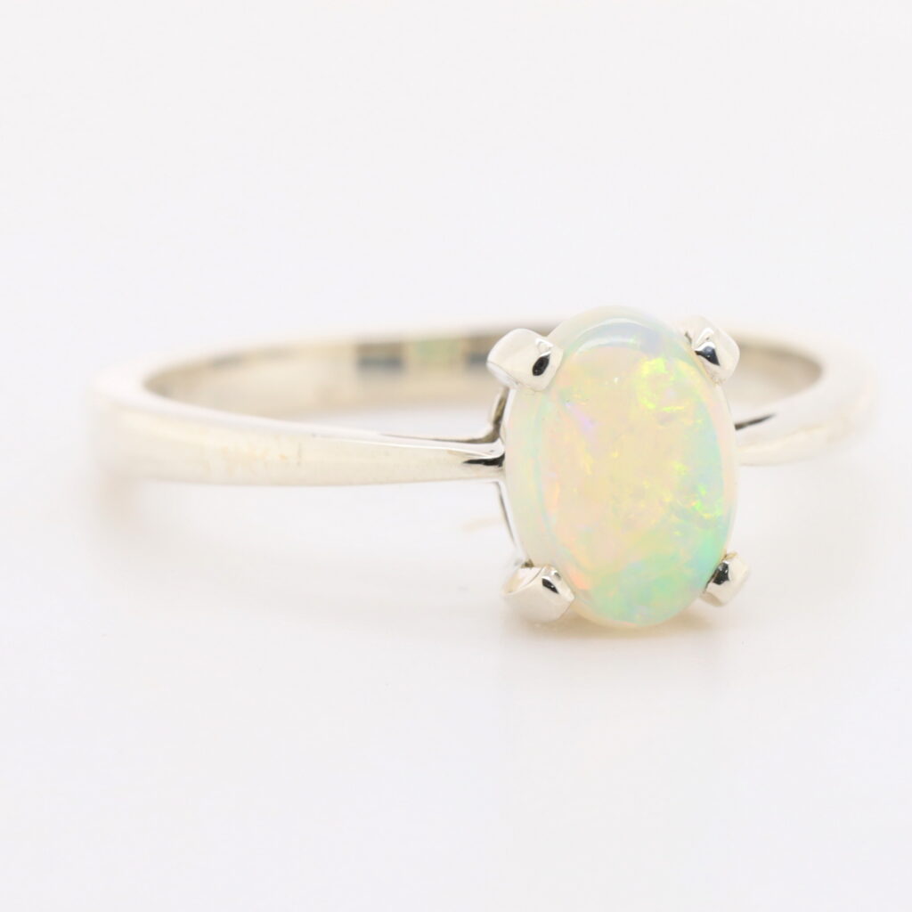 Solid Crystal Opal Ring | Opals Down Under