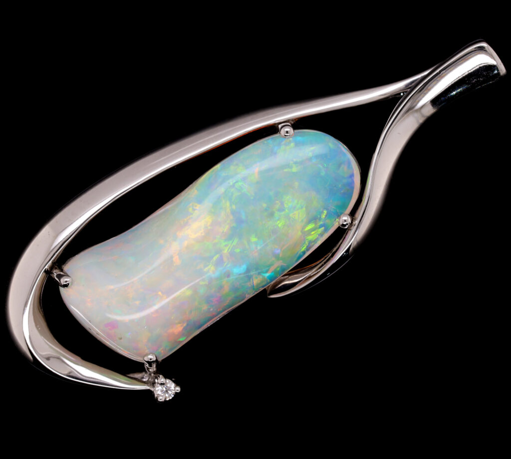 Solid Crystal Opal Pendant | Opals Down Under