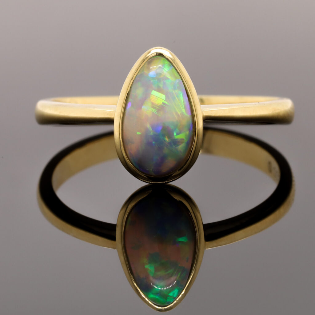 Solid Crystal Opal Ring | Opals Down Under