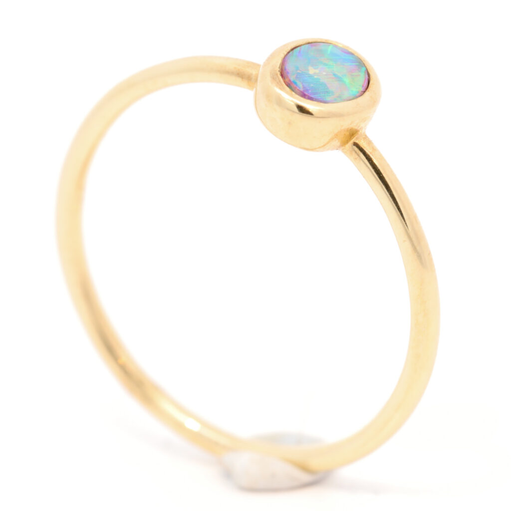 Solid Boulder Opal Ring | Opals Down Under