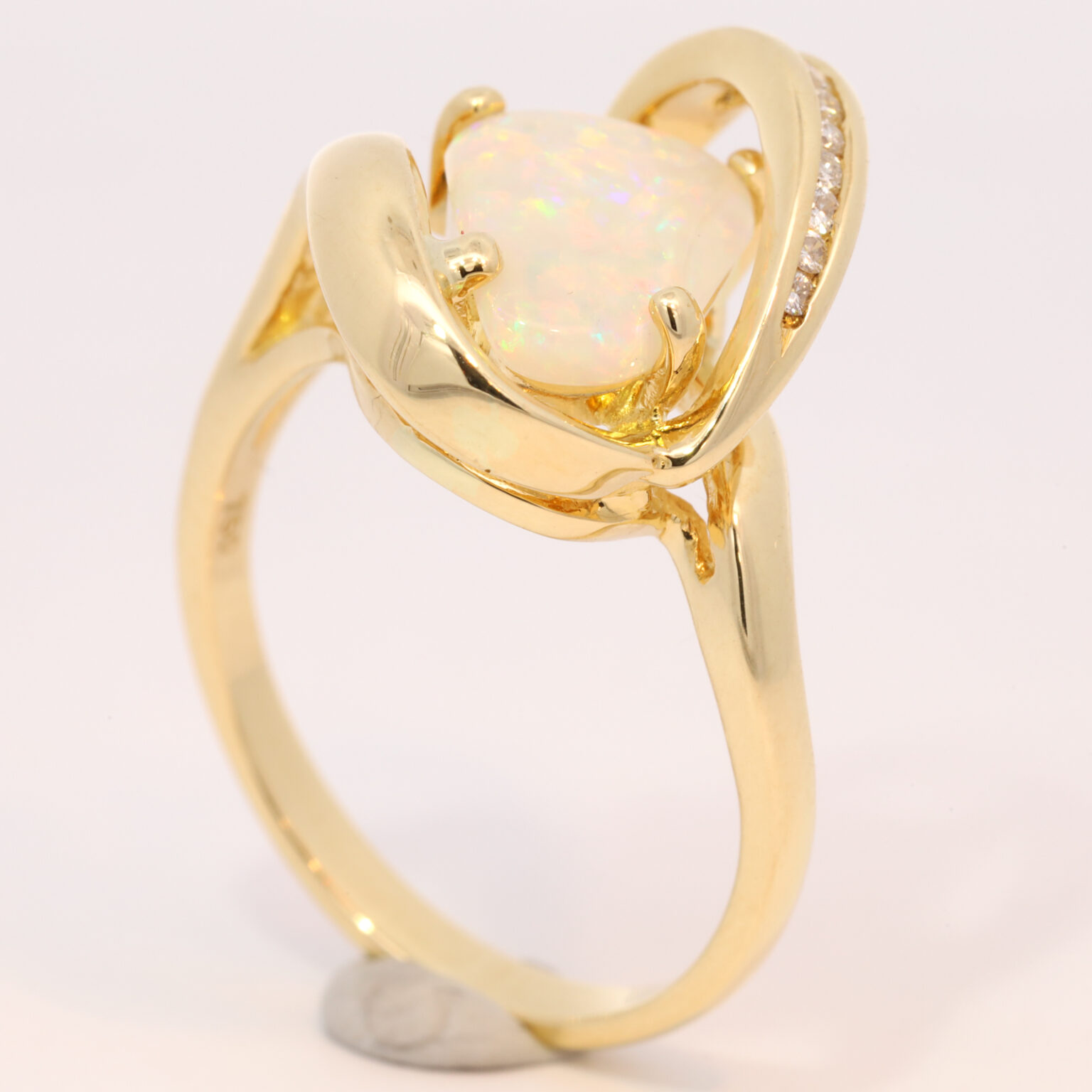 Solid Crystal Opal Ring | Opals Down Under