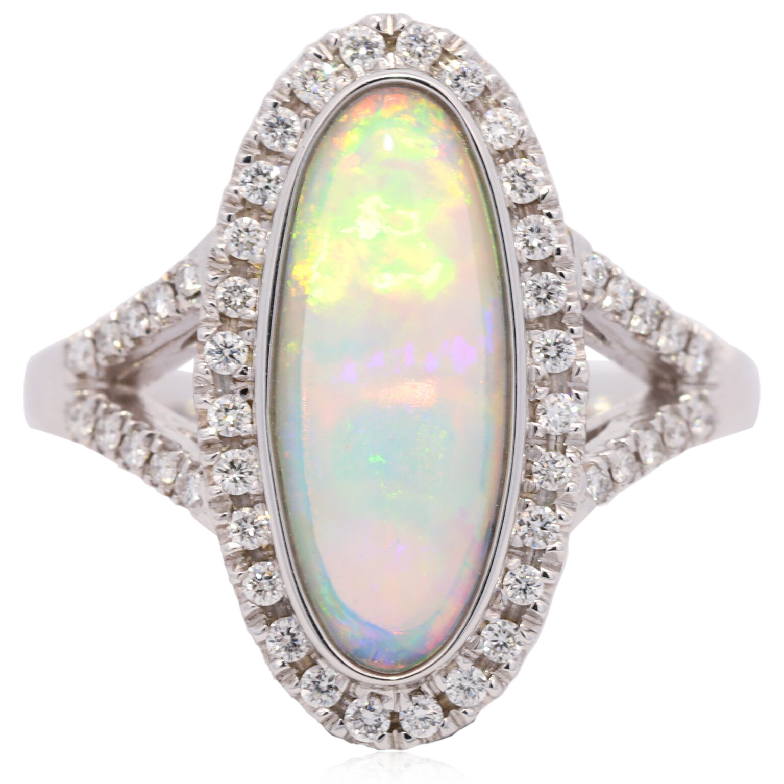 Solid Crystal Opal Ring | Opals Down Under