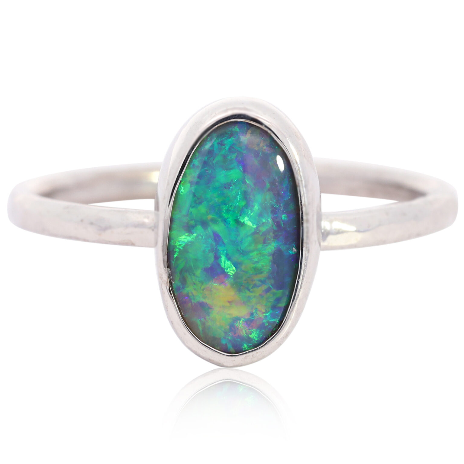Solid Black Opal Ring | Opals Down Under