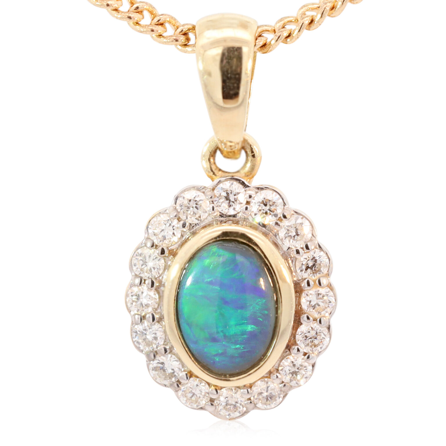 Solid Black Opal Pendant | Opals Down Under
